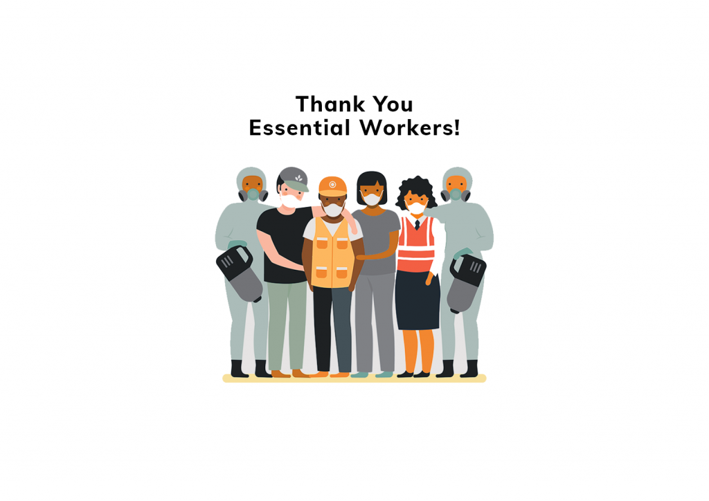 Thank you to the Essential Workers for keeping us New York Strong ...